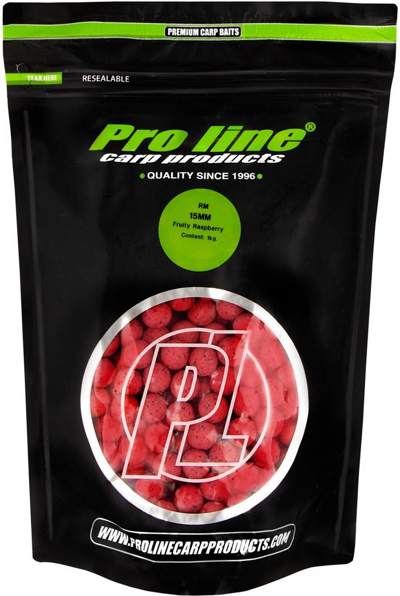 Proline Fruity Rasberry Core 15mm Coated Pop-Ups (200ml) | bol.com