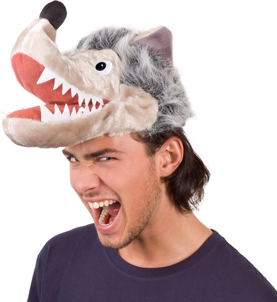 Boland - Hoed Wolf - 59 - Volwassenen - Unisex - Dieren - Grappig ...
