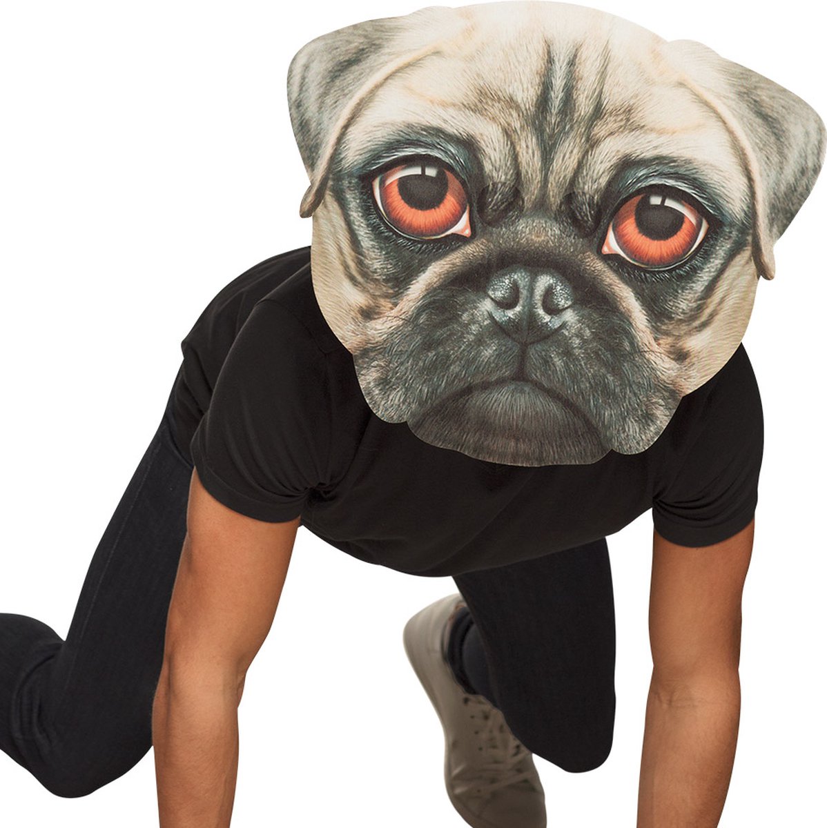 Boland - Foam gezichtsmasker Jumbo hond - Volwassenen - Hond | bol.com