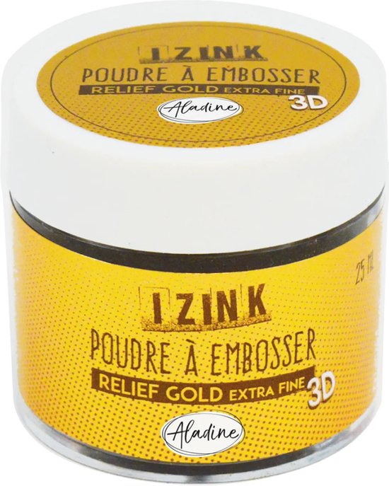 Izink Embossing Powder Gold Extra Fine - 25 ml | bol
