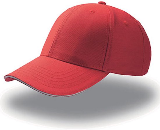 Atlantis 'Sport Sandwich Cap' Rood/Wit | bol