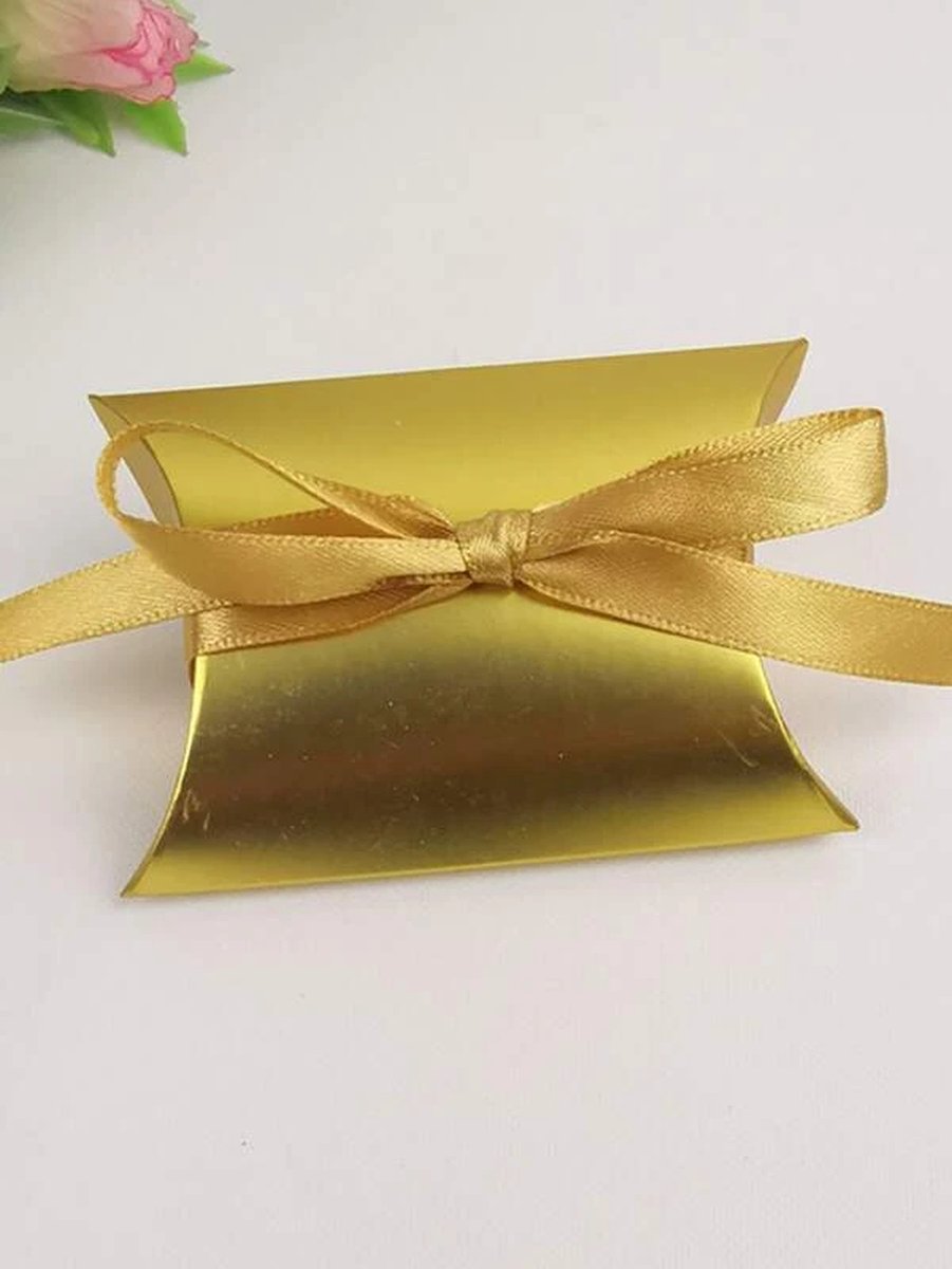 Gondeldoosjes Goud incl. satijn lint - Kerst / Sint / Verjaardag ...