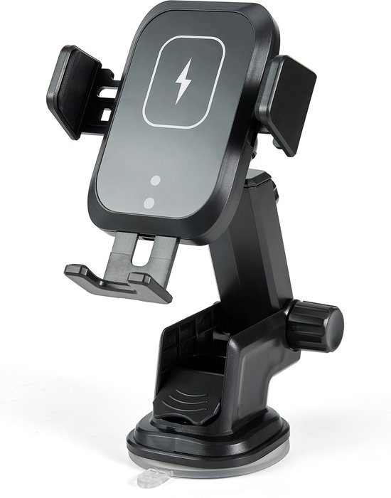 Vivid Green Telefoonhouder auto met QI draadloze snel oplader ...