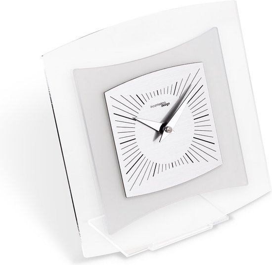 Incantesimo Collectie Italiaanse Design Tafelklok Kwintus 14 cm Bianco ...