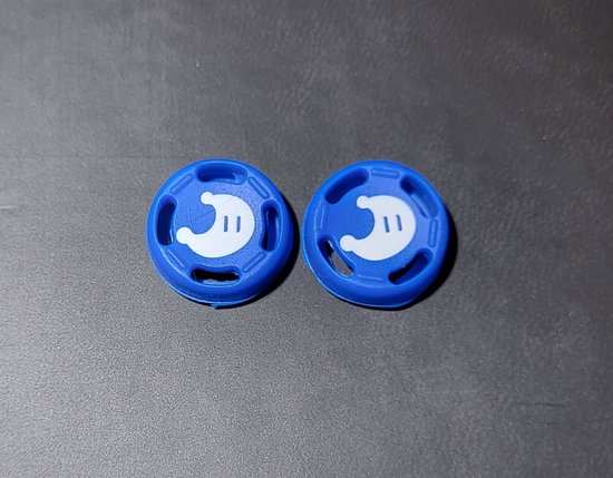 Geschikt voor Nintendo Switch Thumbstick Grips - Super Mario Blauwe ...
