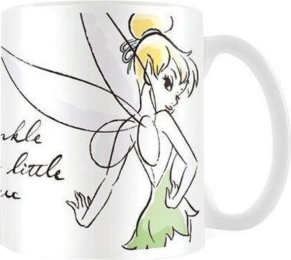 Disney - Tinkerbell Magische Mok " Sprinkle a little magic " | bol.com