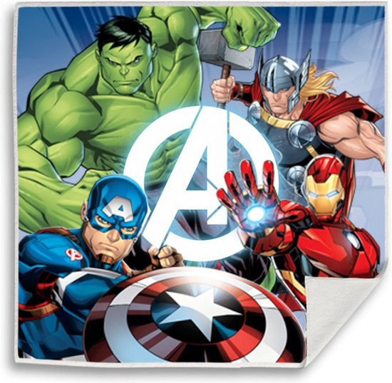 Avengers Magische Handdoek - Marvel - Magic Towel - 30 x 30 cm | bol