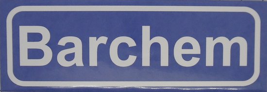 Koelkast magneet plaatsnaambord Barchem. | bol