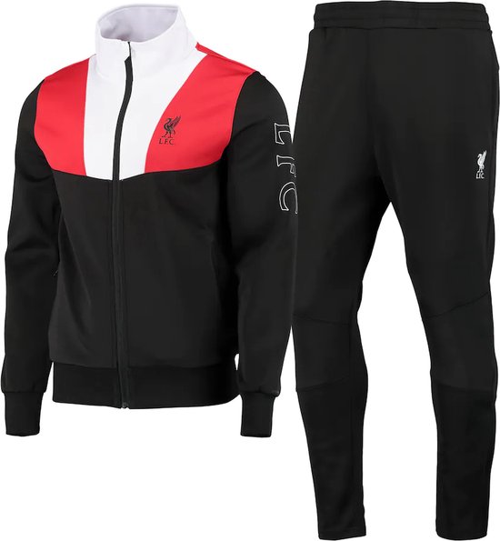 Liverpool trainingspak TC volwassenen - maat L - zwart/rood | bol.com