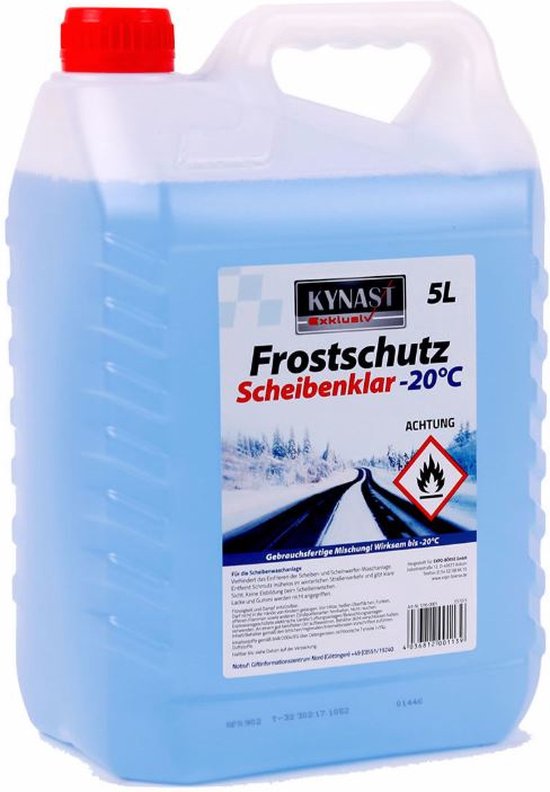Kynast Ruitensproeier antivries 5L tot -20°C. Kant en Klaar. zomer en winter | bol.com