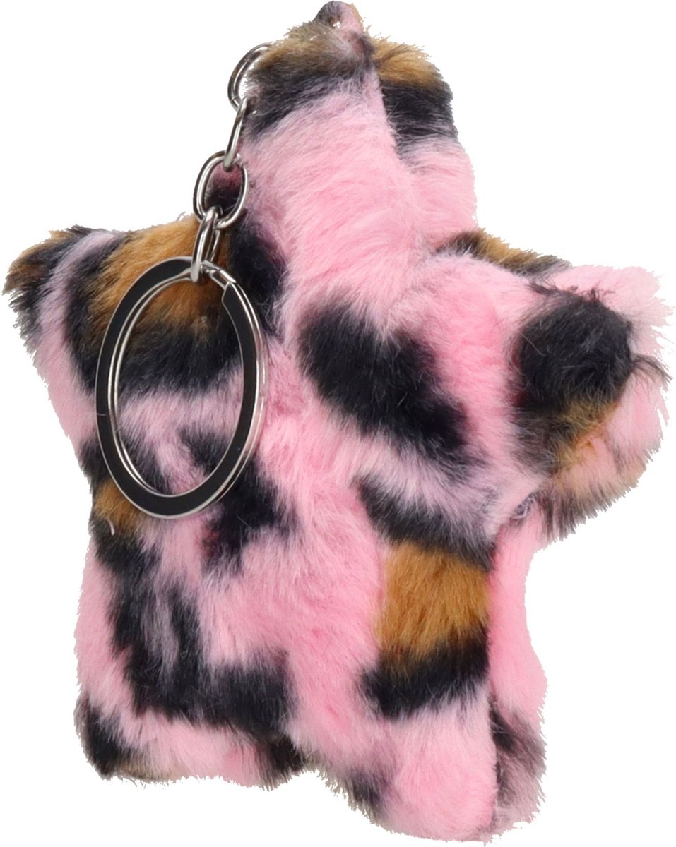 Sleutelhanger - Ster - Animal Roze - Gratis Verzonden | bol.com