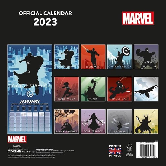 Marvel Avengers Kalender 2023 | bol