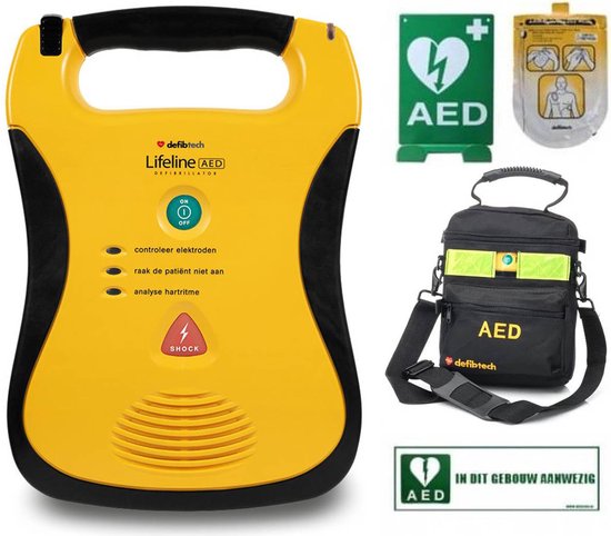 Defibtech Lifeline Defibrillator AED - Half Automatisch met Tas ...