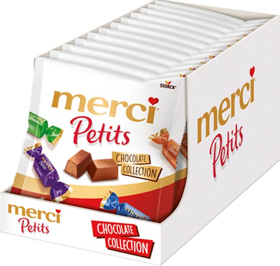 Merci Petits Chocolate Collection 12 zakjes van 125 g | bol