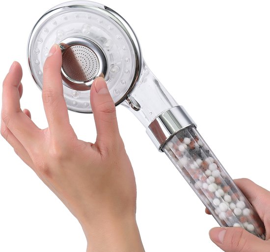Baban Ionische Douchekop - 3 Waterbesparende Douchekop met filterbal ...