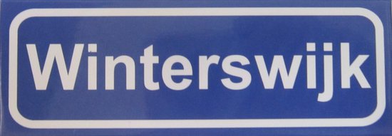 Magneet,Koelkast plaatsnaambord Winterswijk. | bol