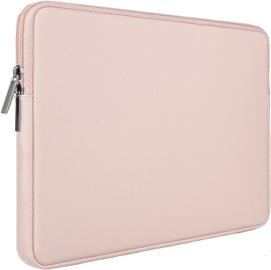 Luxe Laptophoes Licht Roze - PU Lederen Sleeve - 13 Inch - Bescherming ...