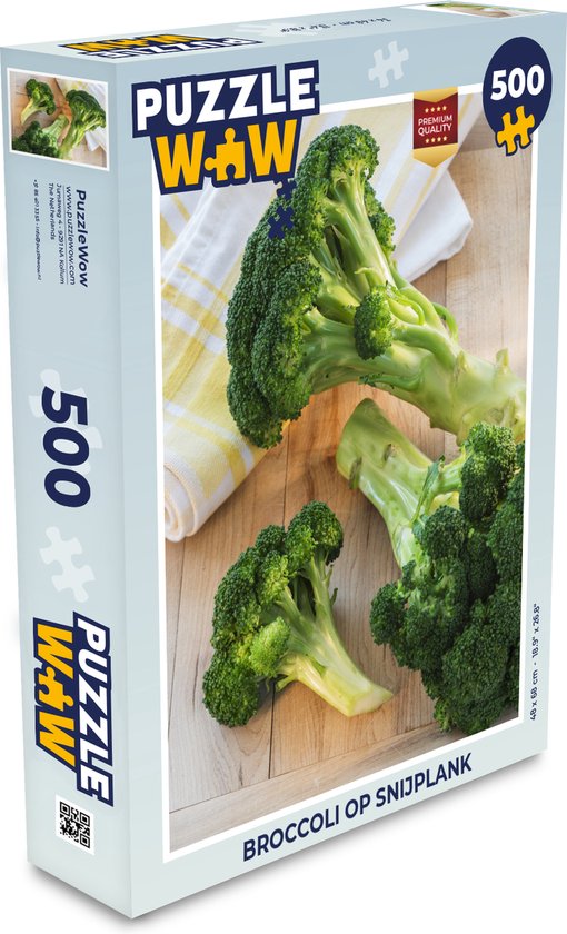 Puzzel Broccoli op snijplank - Legpuzzel - Puzzel 500 stukjes | bol