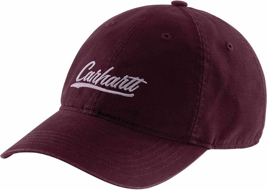 CANVAS SCRIPT GRAPHIC CAP-Cranberry | bol.com