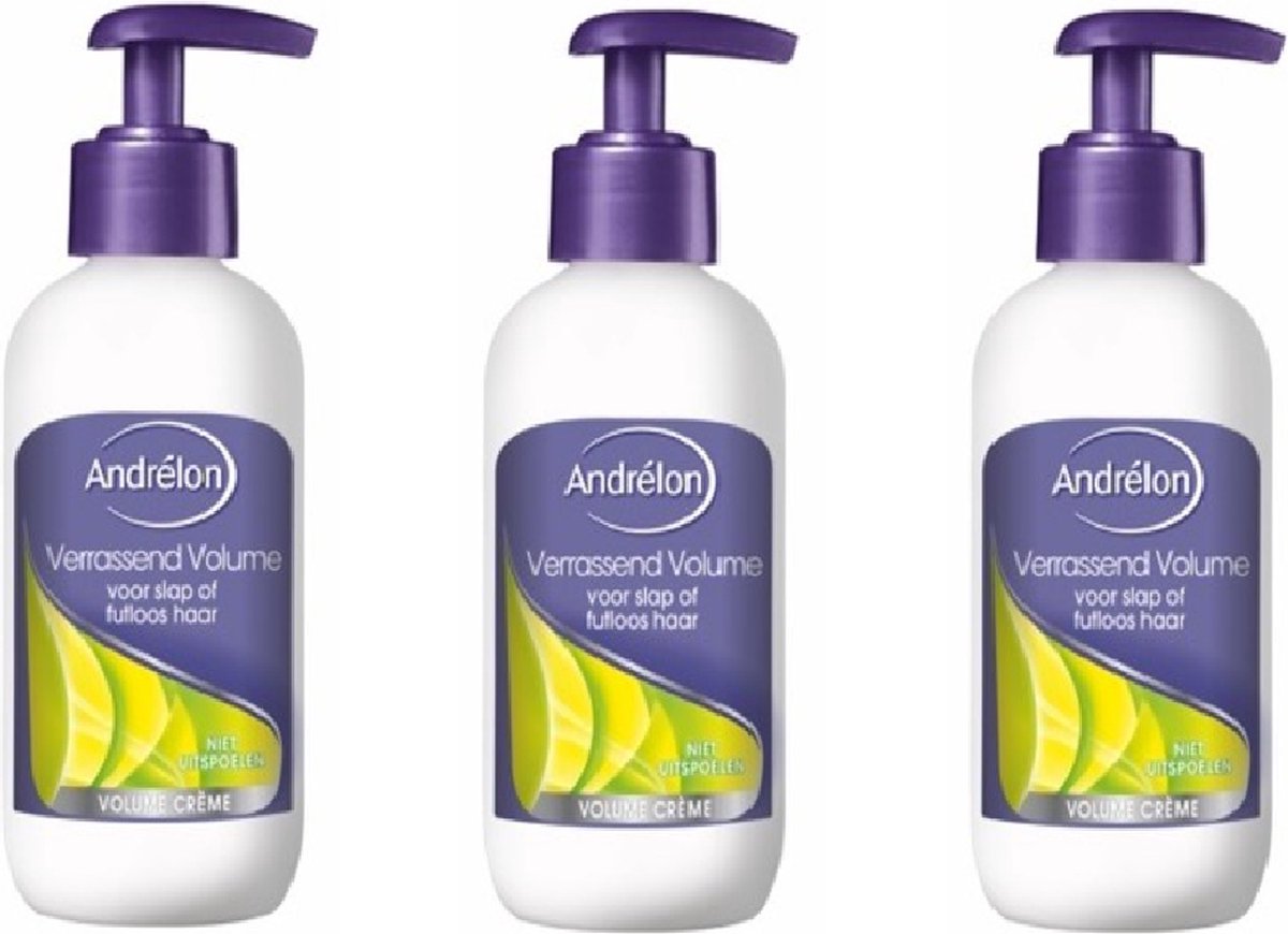 Andrelon Crème Verrassend Volume - 3 x 200ml | bol.com