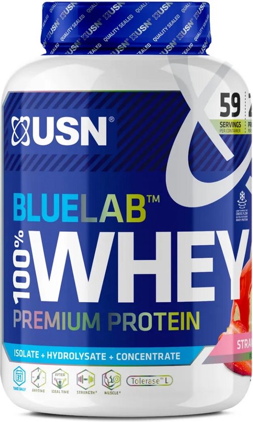 USN BlueWhey,Isolate,Hydrolysate,Concentrate. Lab Protein Premium 2 KG ...