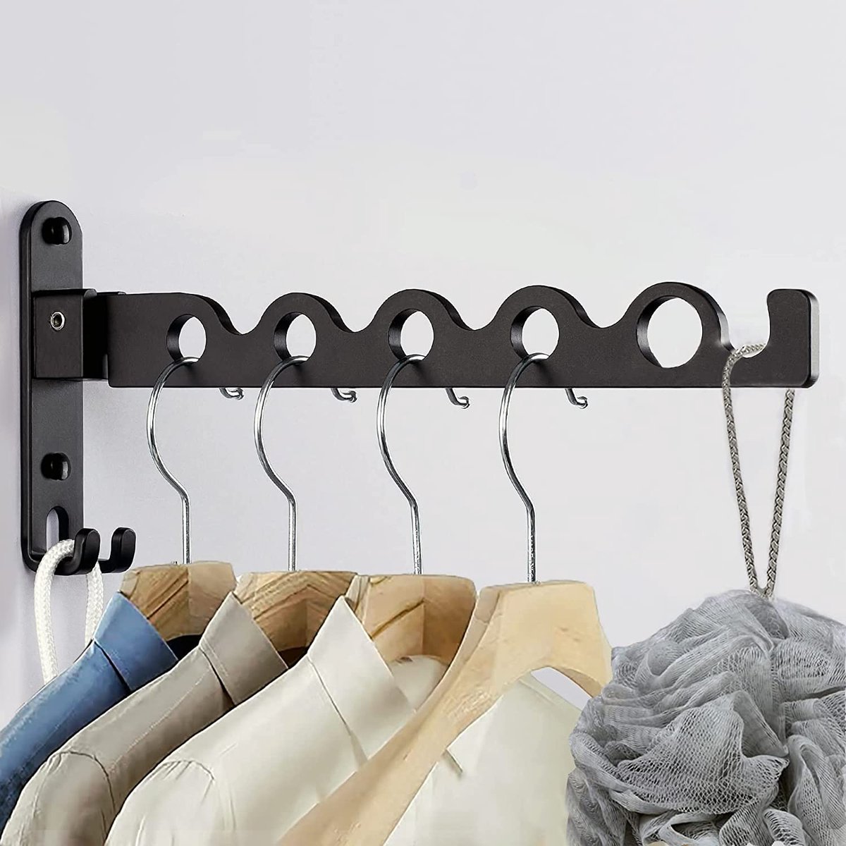 MEIJO Patère, pliable, portemanteau mural, patère pliante, patère ...