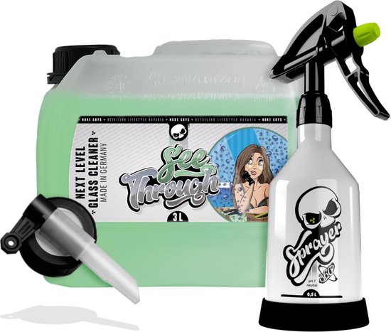 Nuke Guys See Through Glass Cleaner - 3 Ltr. Nu met handige 0,5 Ltr 360 ...