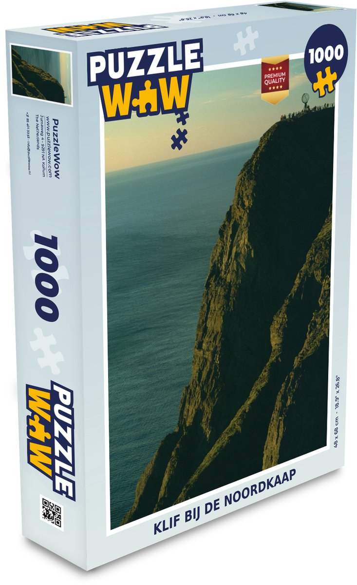 Puzzel Klif bij de Noordkaap - Legpuzzel - Puzzel 1000 stukjes ...