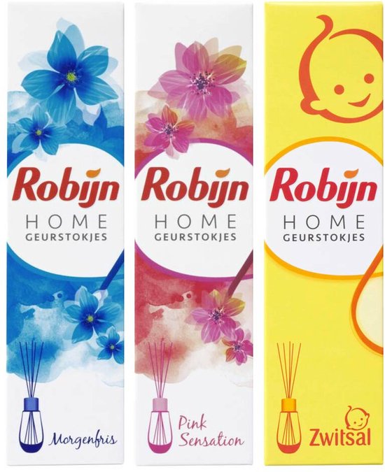 Robijn Home Geurstokjes Pakket - Robijn Home Geurstokjes Morgenfris 45 ...