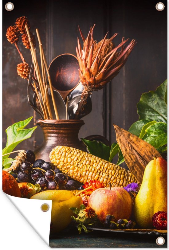 Posters de jardin extérieur Légumes - Fruits - Rustique - Table - 60x90 ...