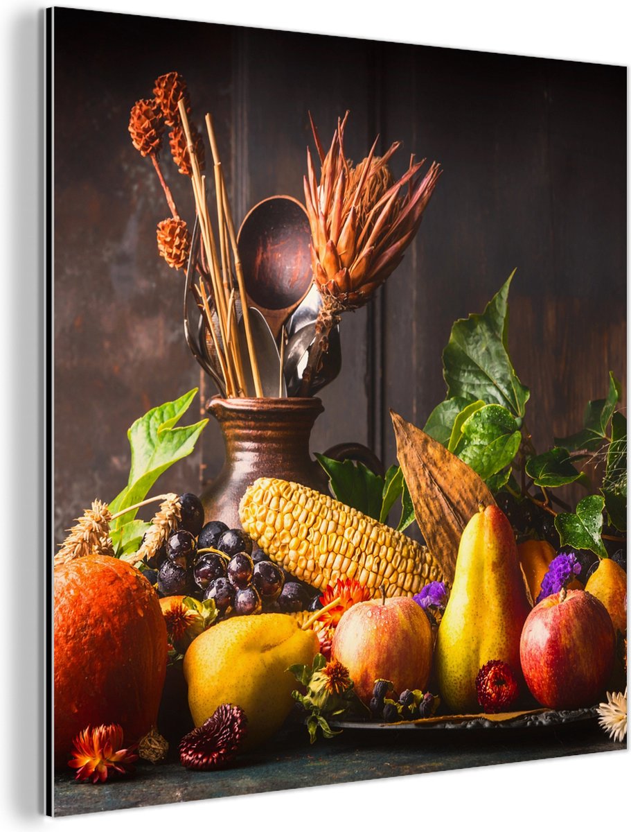 Décoration murale Métal - Peinture Aluminium Industriel - Légumes ...