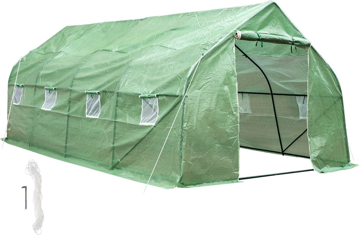 Plastic Kas - Tuinkas - Voor Fruit En Groente - Metalen Constructie ...