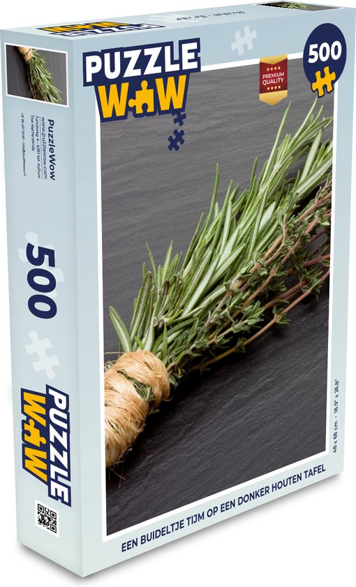 Puzzel Tijm - Kruiden - Groen - Tafel - Keuken - Steen - Legpuzzel ...