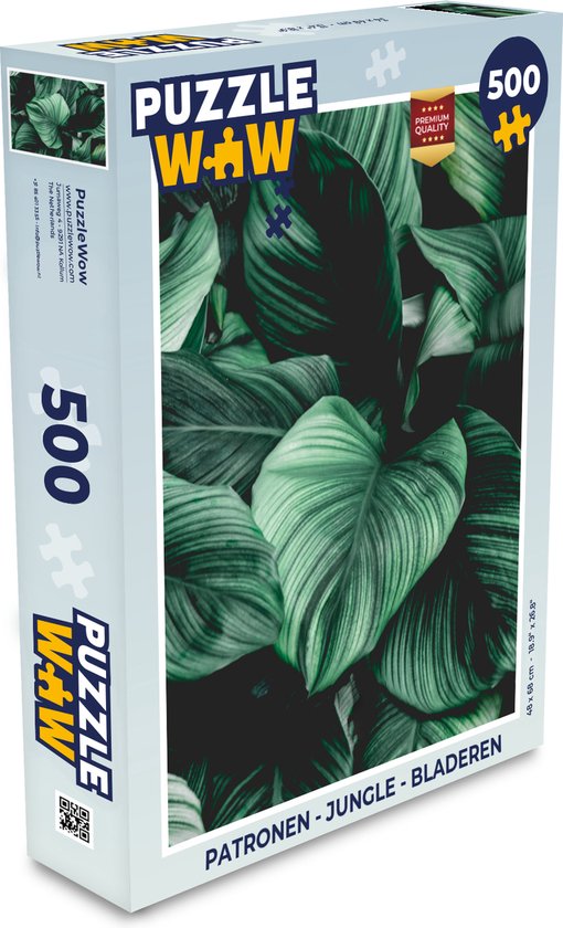 Puzzel Jungle - Bladeren - Tropisch - Planten - Natuur - Legpuzzel ...