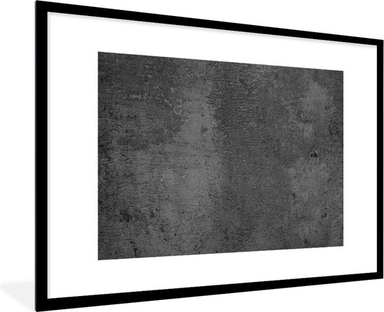 Fotolijst incl. Poster - Structuur - Beton - Grijs - Industrieel ...