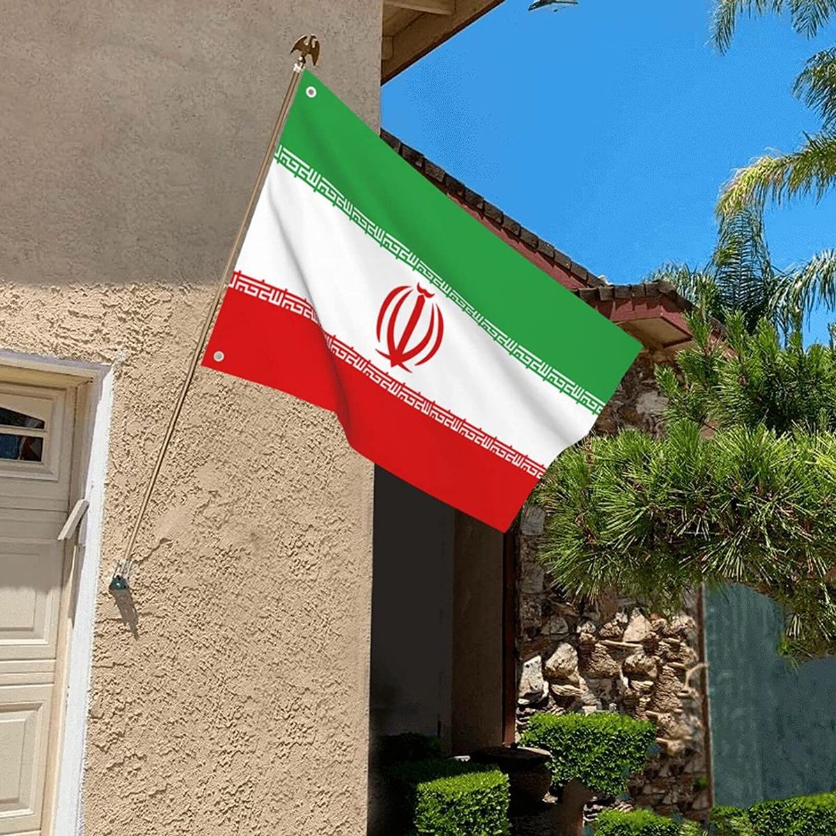 Grote Iran Vlag 150x90cm - Iranese Vlag - van Heble® *** | bol.com