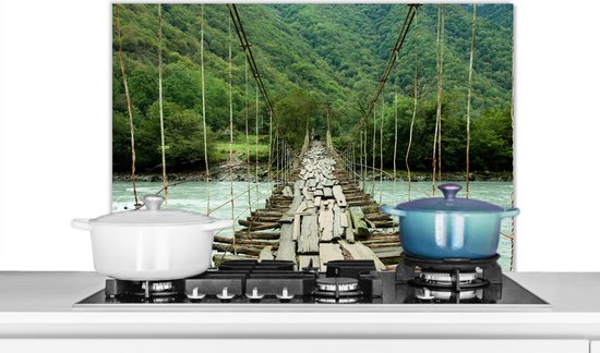 Spatscherm Keuken - Kookplaat Achterwand - Spatwand Fornuis - 80x55 cm ...