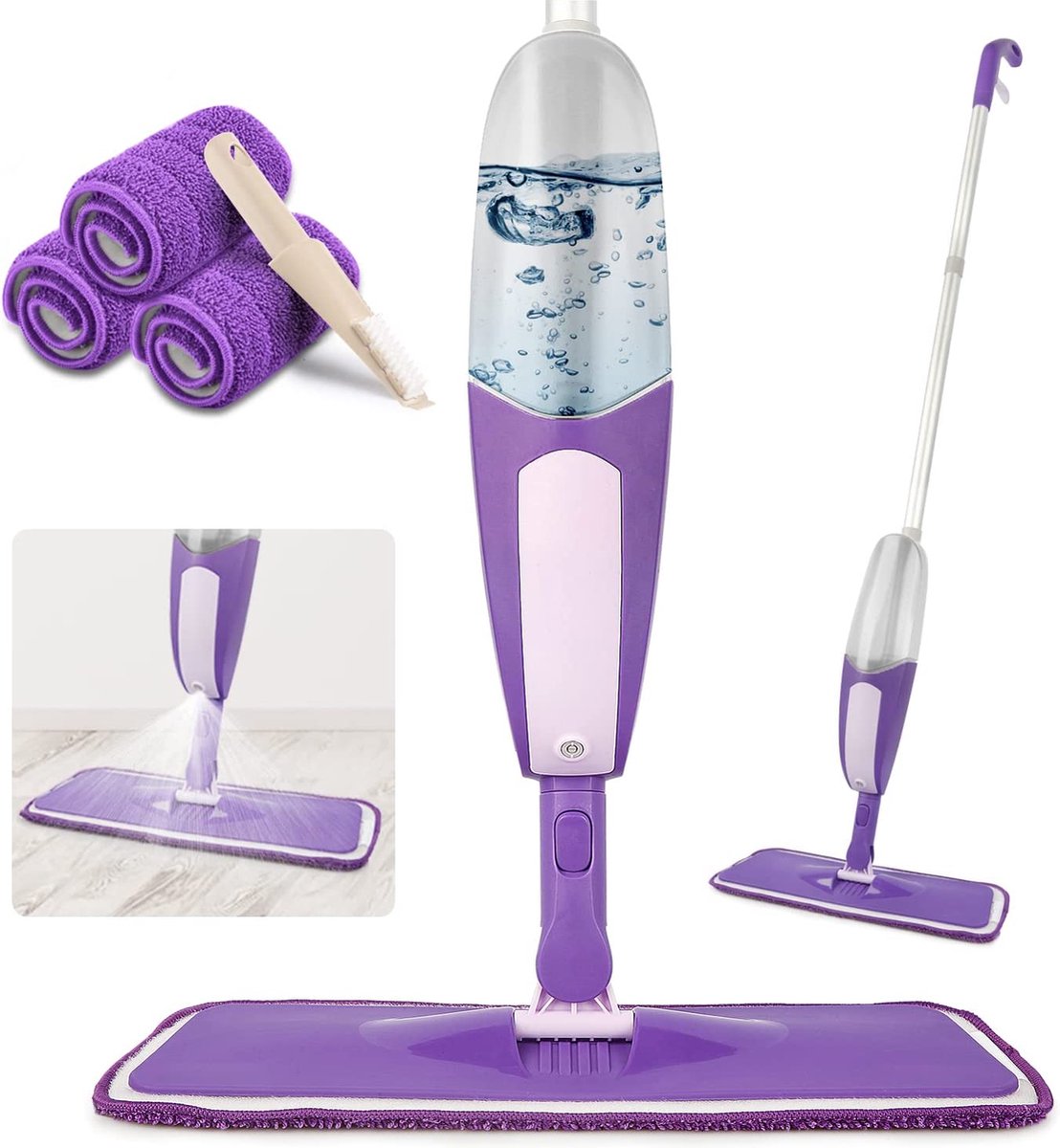 Dweil set compleet systeem - Mop set - vloerwisser | bol.com