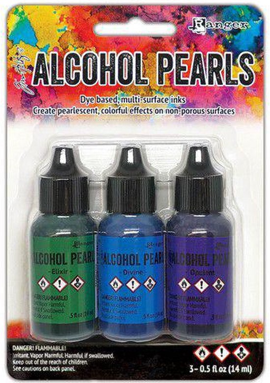 Ranger Alcohol Ink Pearls Kit 6 Elixir Divine Opulent TANK79514 Tim ...
