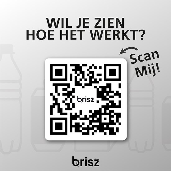 Brisz GFT A4 afvalsticker met afbeelding - Scan de QR code en je weet ...