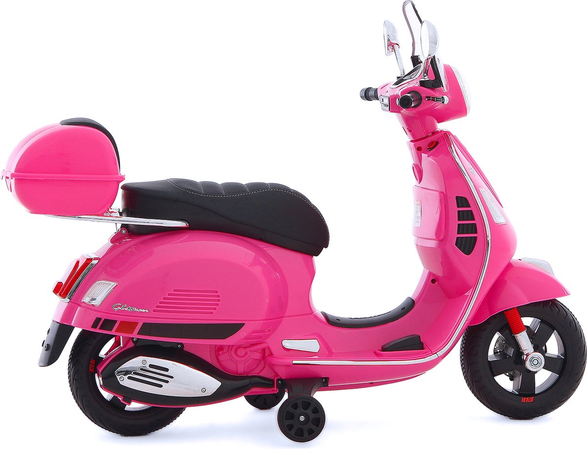 Roze Kinder Mini Vespa GTS op Accu - Exclusieve Vespa Licentie ...