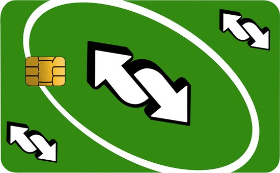 DODO Covers - Uno Reverse Groen / Pinpas Sticker / Pimp je pas ...