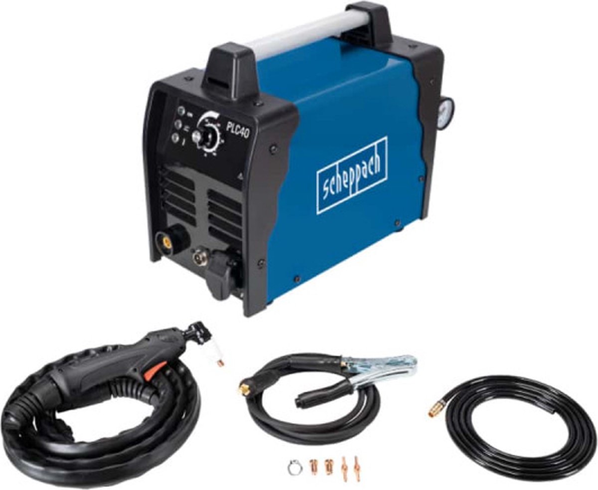SCHEPPACH Plasmasnijder Pack - PLC40 - Zelfbeschermende lashelm | bol