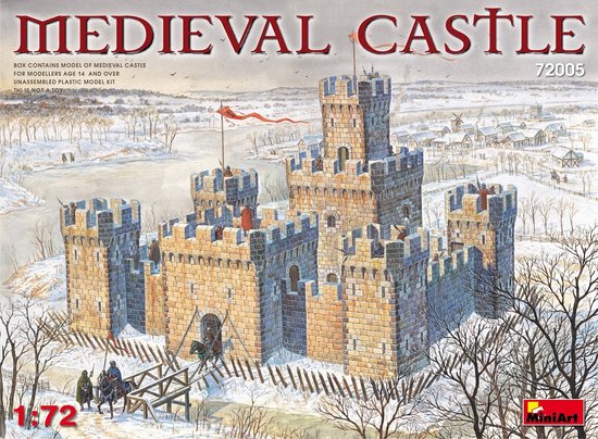 1:72 MiniArt 72005 Medieval Castle Plastic Modelbouwpakket | bol