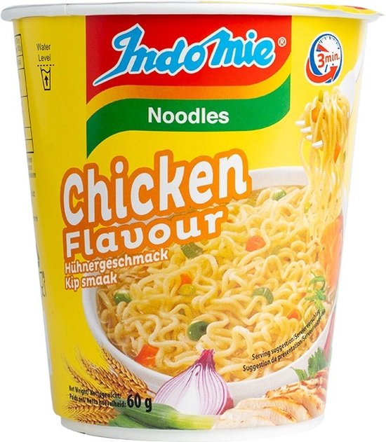 Indomie Instant Noodles Noedels Kip in Cup Original (Indonesië) 12 x 60 ...