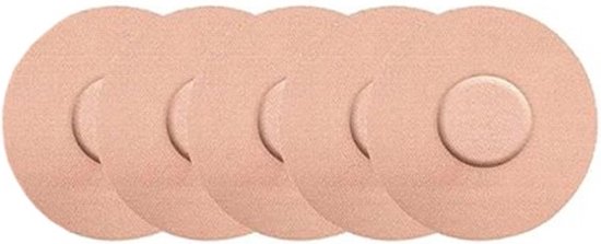 Freestyle Libre sensor pleisters/fixtape 5 stuks - kleur nude ...