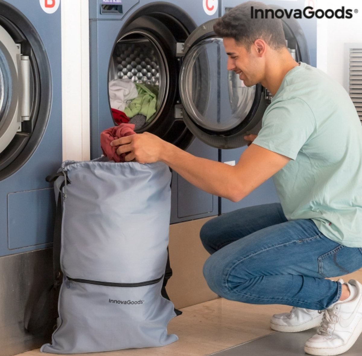 Waszak | Laundry Bag | Waszak Groot | Wastas | met 2 Ophanghaken | XXL ...