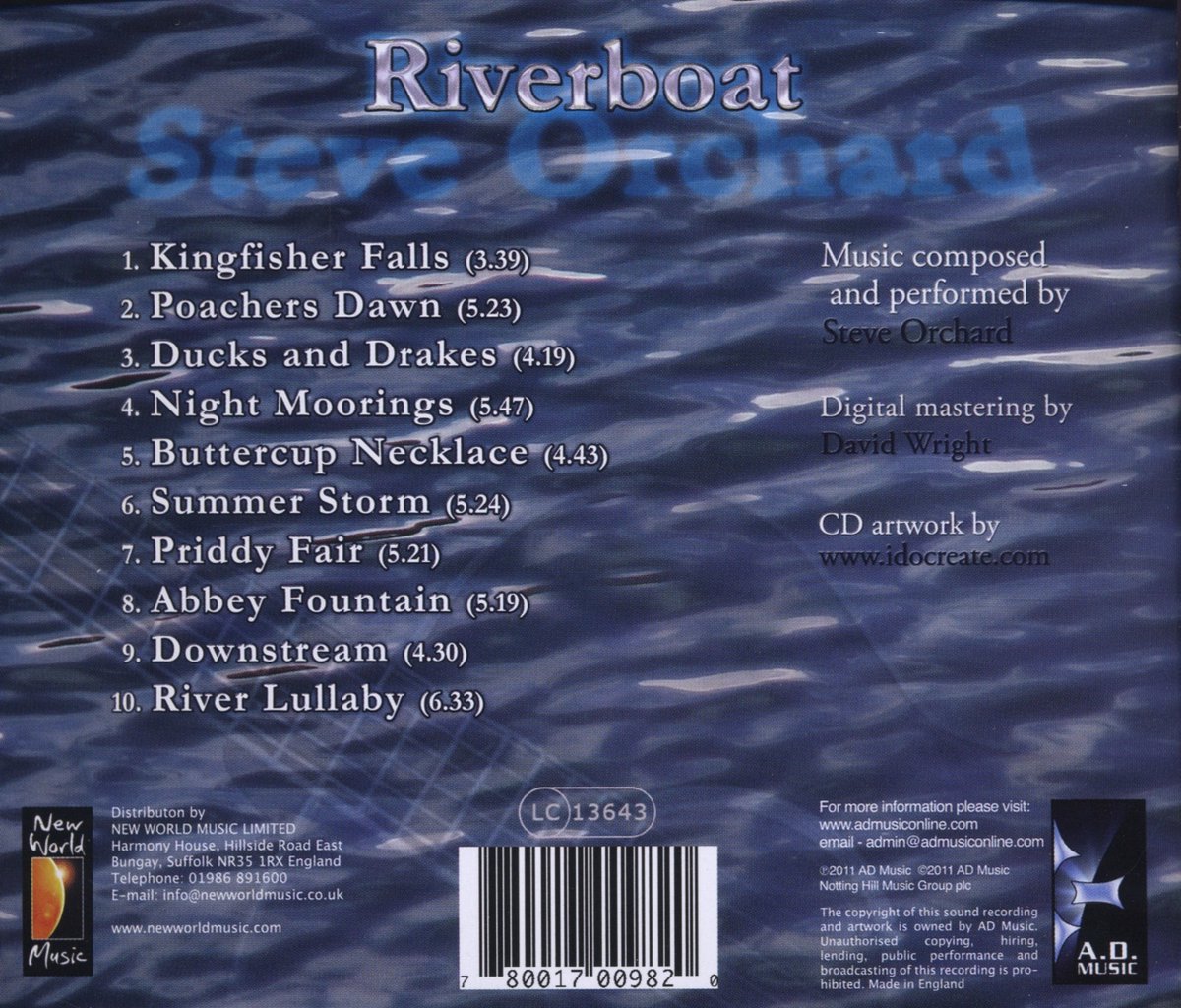 Steve Orchard - Riverboat (CD), Steve Orchard | CD (album) | Muziek ...