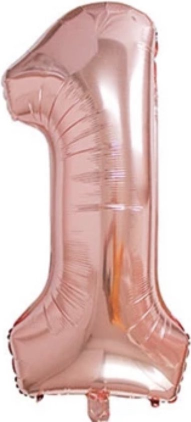 Heliumballon 1 jaar met kroontje - eerste verjaardag- Hoera één jaar ...