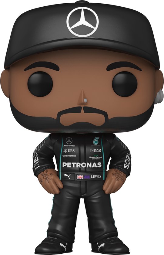 Funko Lewis Hamilton - Funko Pop! Racing - Mercedes AMG Pertronas ...
